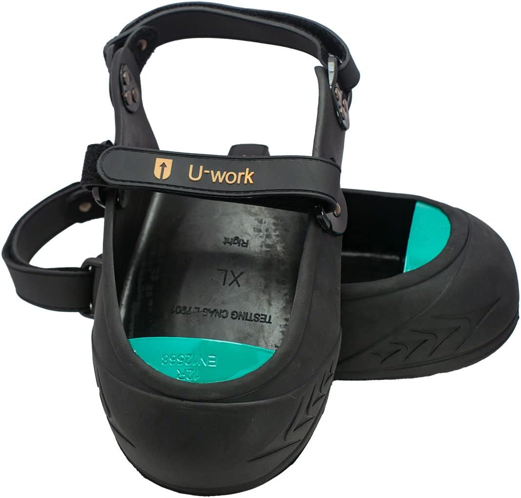 Steel Toe Cap Safety Shoe Covers, Universal Steel Toe Leather Overshoes ...