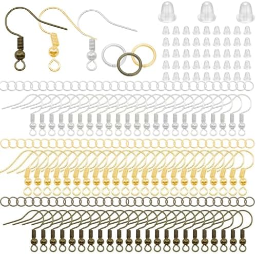Amazon.com: Hypoallergenic Earring Hooks, 900 Pcs Earring Making ...