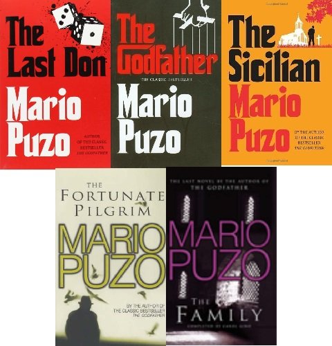 MARIO PUZO 5 BOOK SET COLLECTION THE FORTUNATE PILGRIM THE FAMILY THE ...