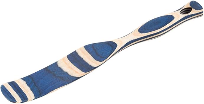 Amazon.com: Island Bamboo Pakkawood 8-Inch Slim Spurtle, Blue: Home ...