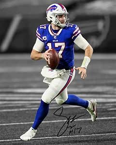 Ikonic Fotohaus Josh Allen Signed Photo Autograph Print Wall Art Home ...