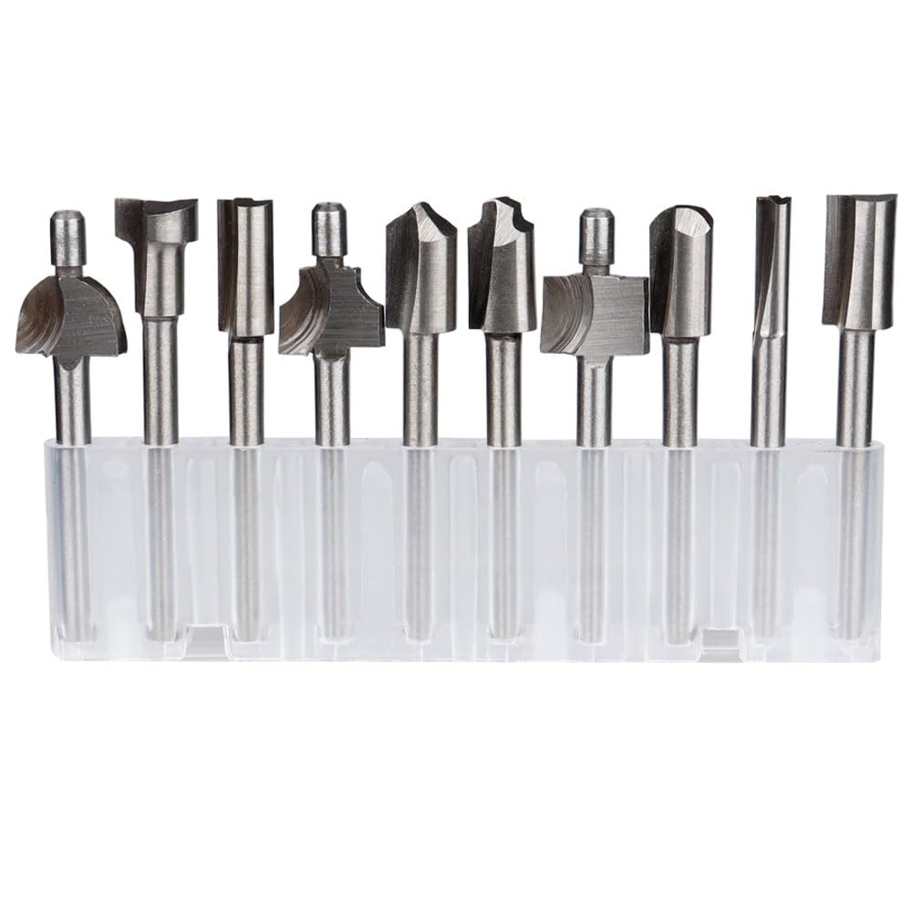 Wolfride HSS Router Bits 1/8"(3mm) Shank Rotary Bits Accessories for ...