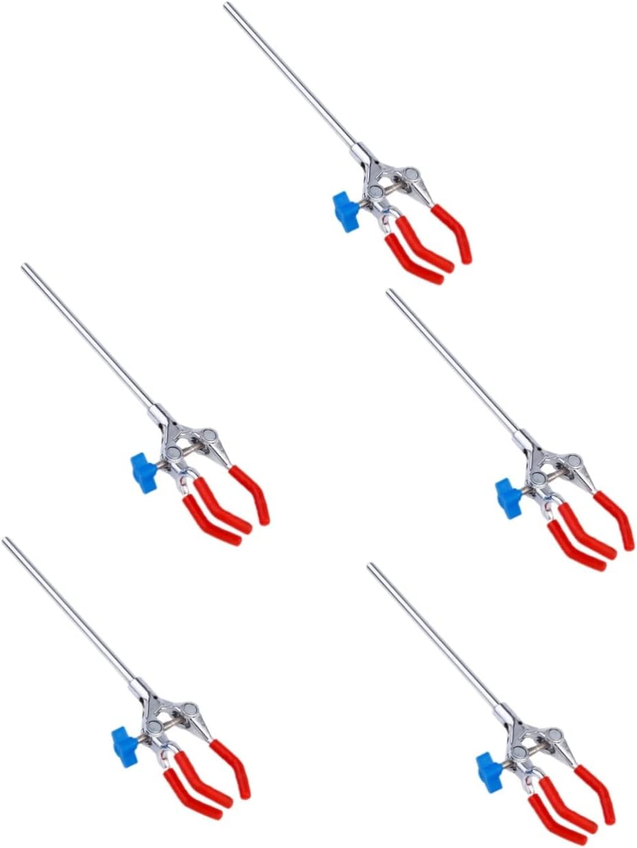 Amazon.com: Lab Clamp 3 Prong 5pcs 3 Flask Clamp Three-claw Clip ...