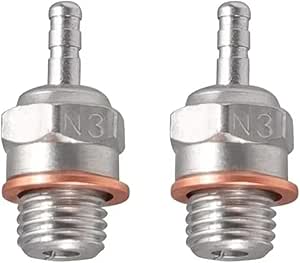 Amazon.com: for Traxxas for HSP for HPI 1/8 1/10 2pcs 6pcs N3 N4 Hot for Spark Glow Plug Replace ...
