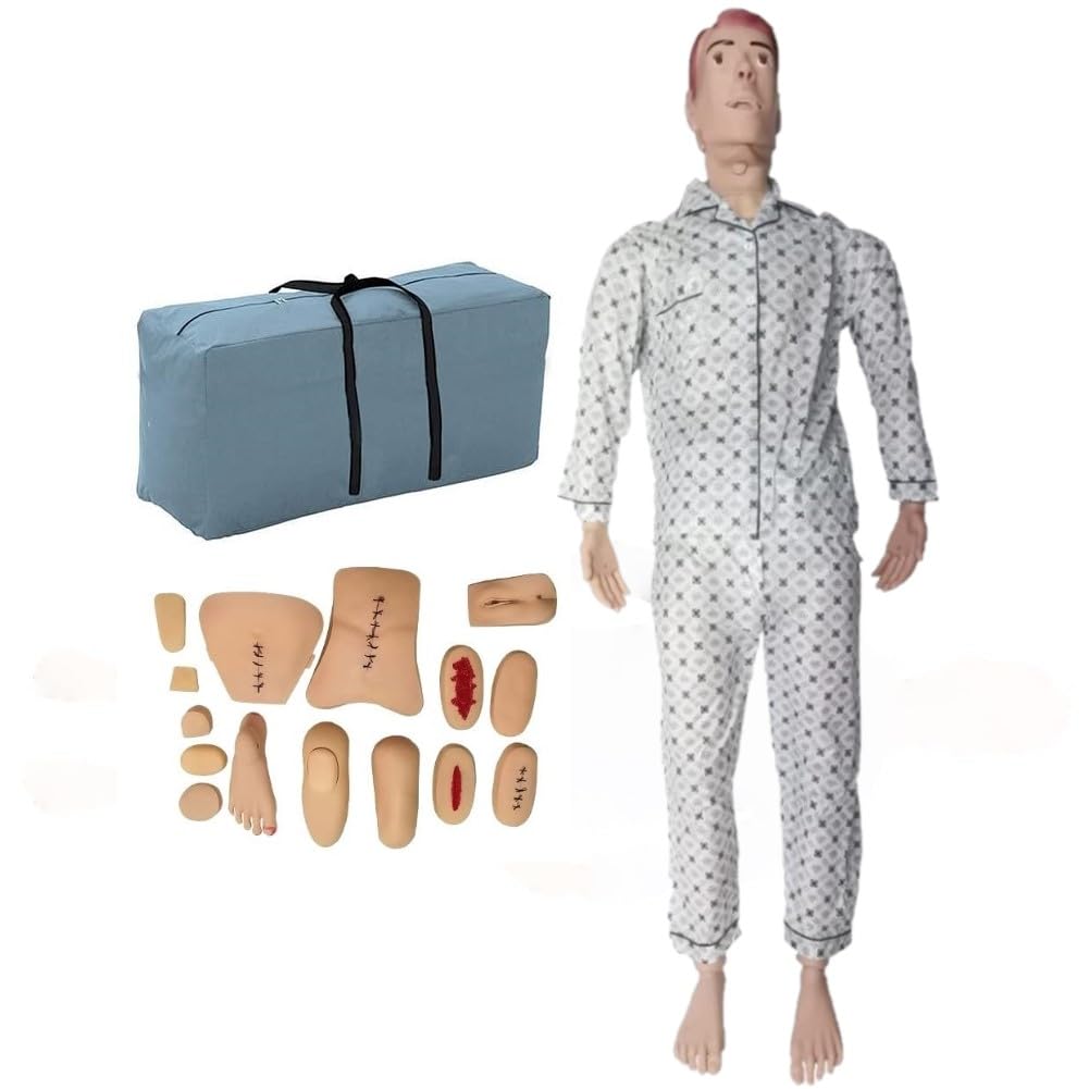 Amazon.com: Opaeroo Nursing Teaching Mannequin Care Simulator Life-Size ...