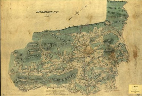 Civil War Map Reprint: Rockbridge Co., Va. : Section no. 1.: unknown ...