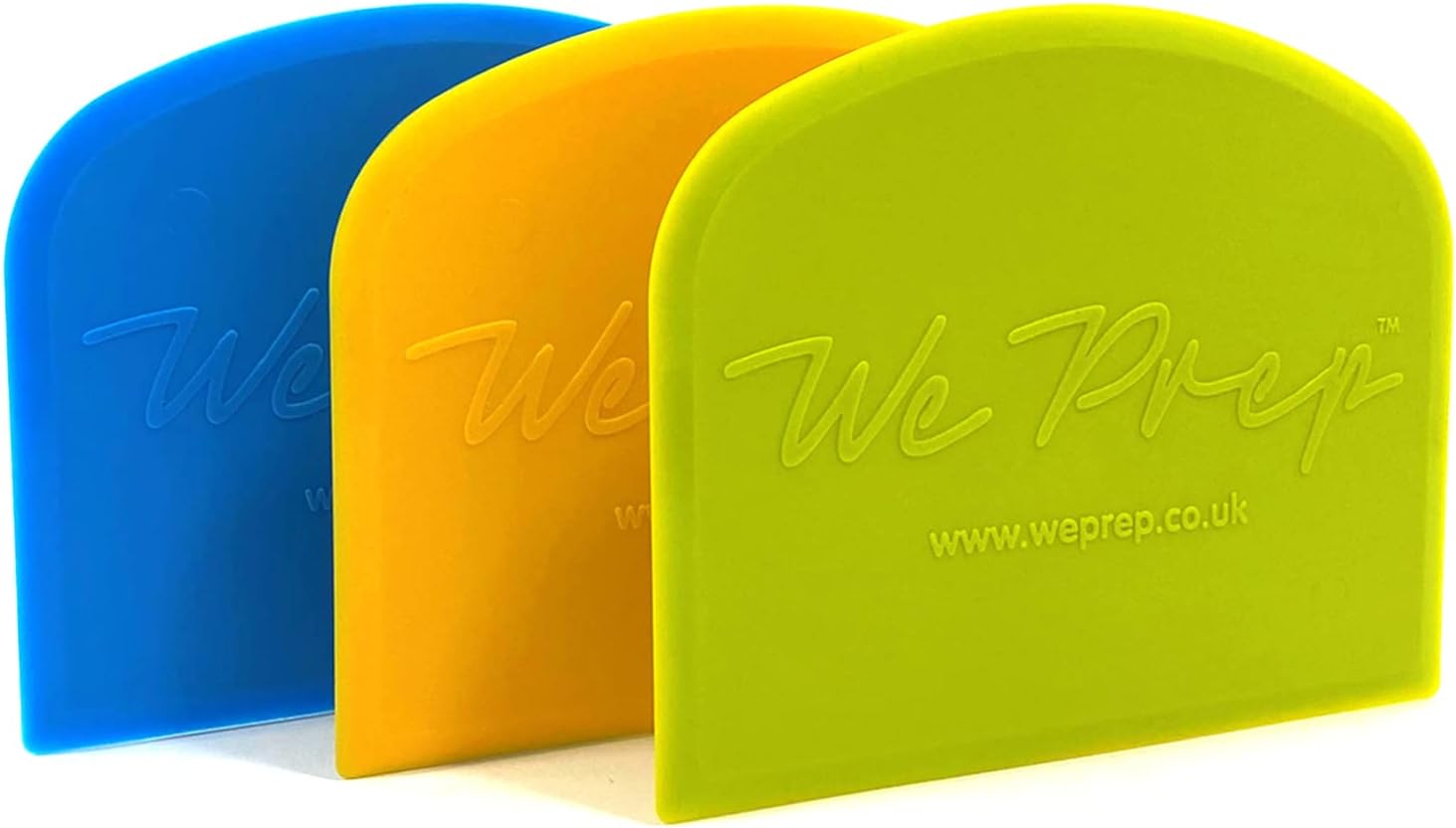 Set of 2 Dough Scrapers Bowl Scraper Food Safe Plastic Pastry Bread ...