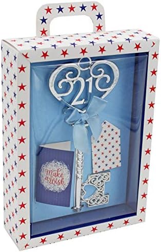 21st Male Birthday Key Gift Boxed Twenty First 21 Man Men Key Keepsake ...