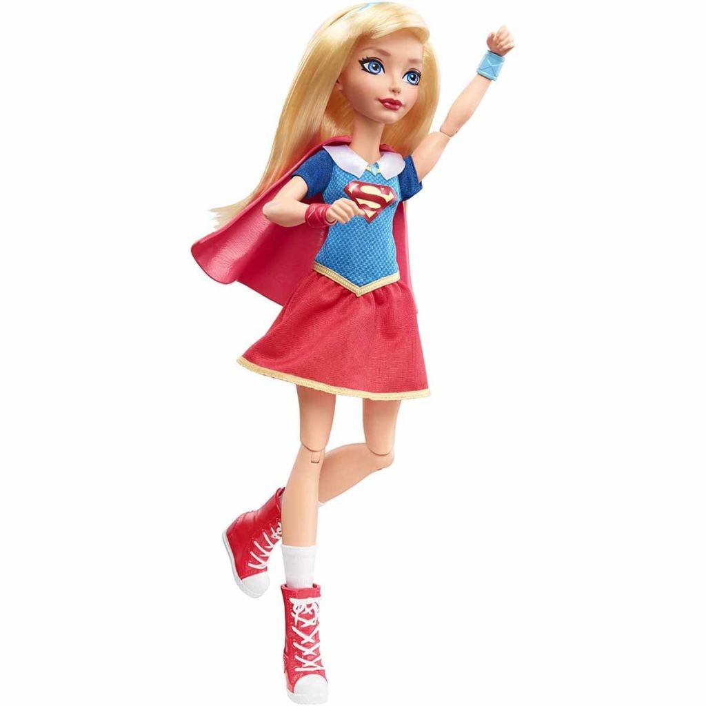 Amazon.com: DC Super Hero Girls Supergirl Action Doll with Cape : Toys ...