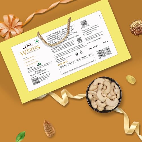 Nutraj Diwali Dry Fruits Gift Box 300g | 3 Items Combo Pack - Almond ...