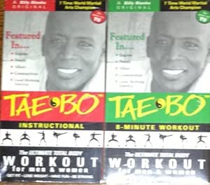Amazon.com: Tae Bo: Instructional and 8-minute Workout(Tae-Bo: The ...