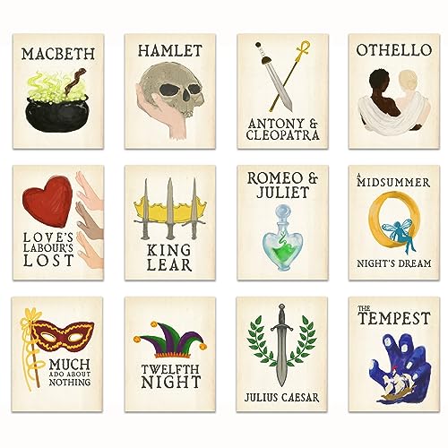Amazon.com: Shakespeare Gallery Wall English Lit Classroom and Library ...