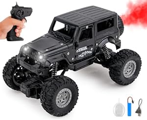 Zest 4 Toyz RC Car Toy for Kids Remote Control Rock Explorer Car for Boys with Mist Spray Smoke ...