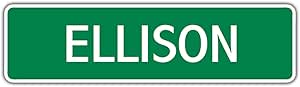 Amazon.com: Ellison Girls Children Name Letter Printed Label Indoor ...