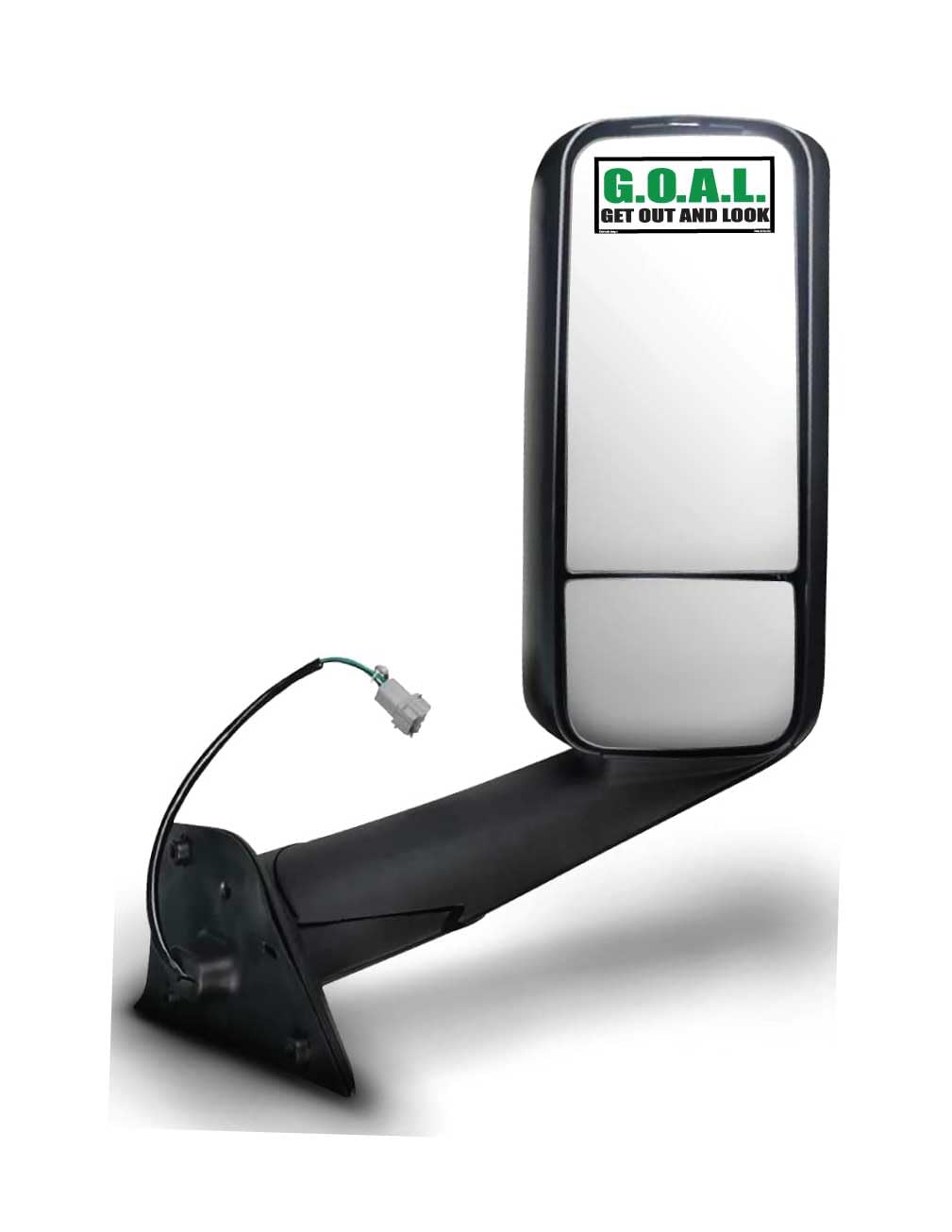 Amazon.com: Goal 4" x 2" Mirror Stickers for semi Trucks Cars ...