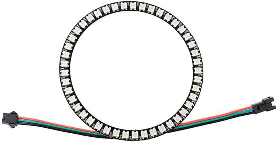 Amazon.com: Geekstory 45Bits WS2812 5050 RGB LED Ring Lamp Light Stage ...