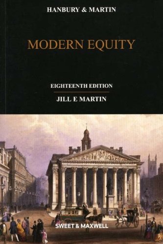 Modern Equity: Hanbury & Martin: Jill E. Martin: 9781847035127: Amazon ...