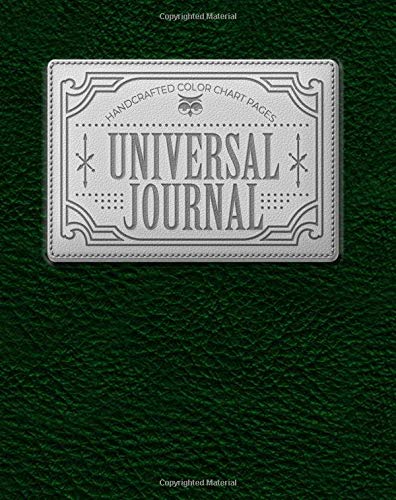 Universal Journal: Handcrafted Color Chart Journal, 75 Single Sided ...