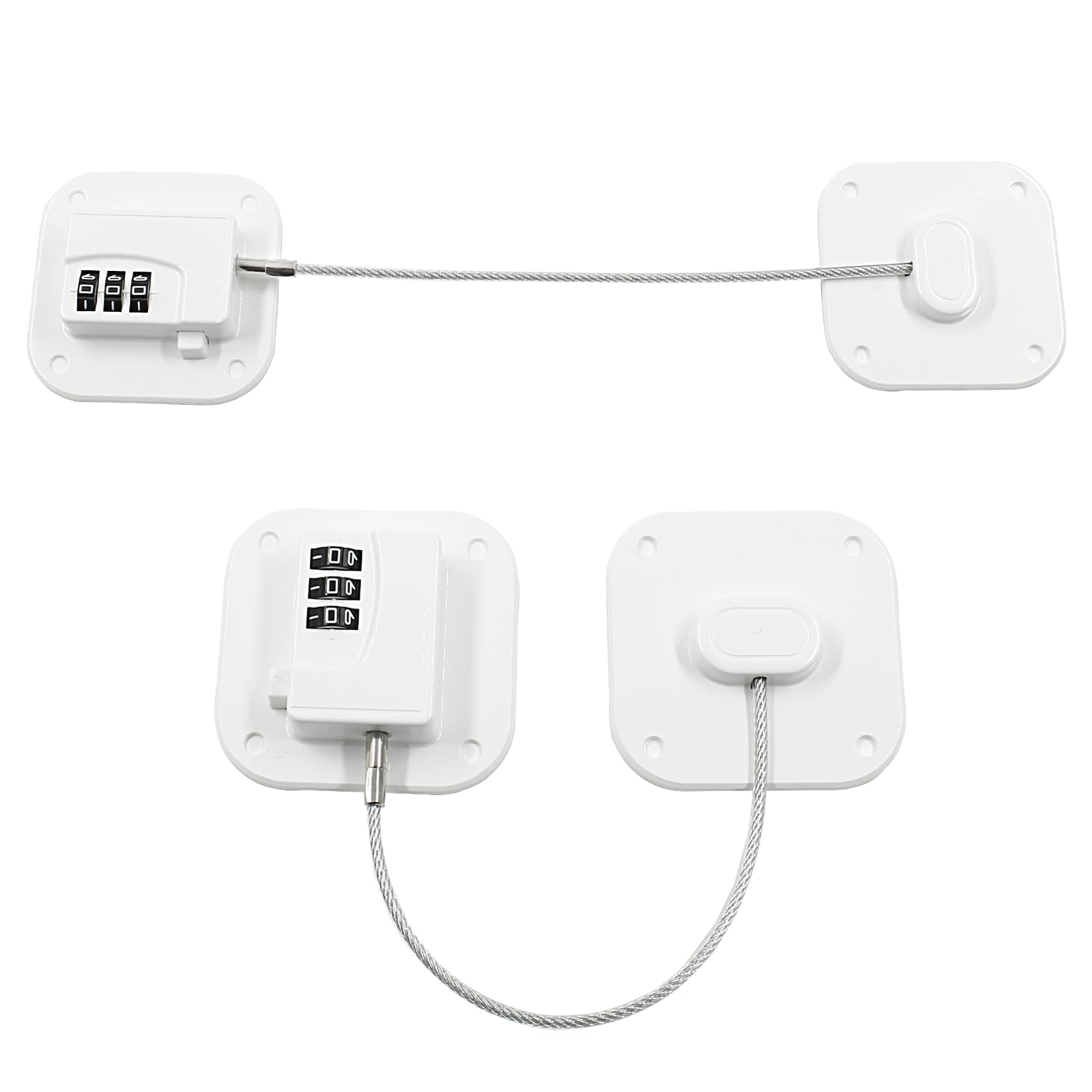 Snapklik.com : Hitefu 2PCS Refrigerator Lock Combination, 3 Number ...