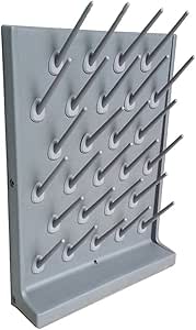 Amazon.com: LYNICESHOP 2 Sets of Laboratory Drying Rack PP Drainage ...