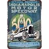Amazon.com: Tin speaking New Tin Sign Aluminum Retro 1920 Indianapolis ...