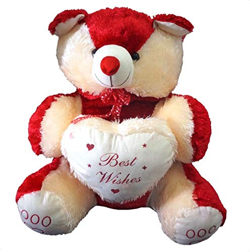 Buy ToYBULK™ 4 Feet Soft Hug-Gable Sitting Teddy Bear with Heart 48 ...