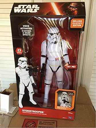 Amazon.co.jp: Star Wars Animatronic Interactive Figures Stormtrooper(TM ...