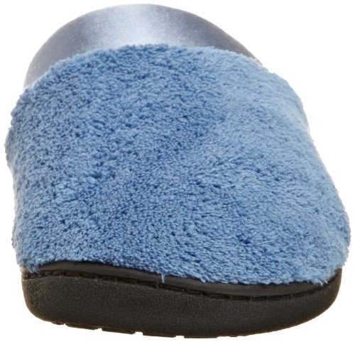 Snapklik.com : Isotoner Womens Microterry PillowStep Satin Cuff Clog ...