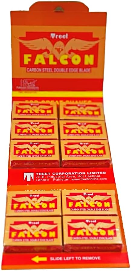 Amazon.com: 100 NACET STAINLESS Double Edge Razor Blades : Beauty ...