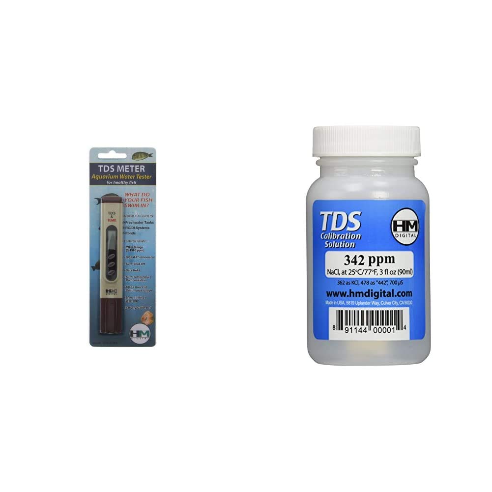 HM Digital C342 TDS And EC Calibration Solution, 342 Ppm, 49% OFF