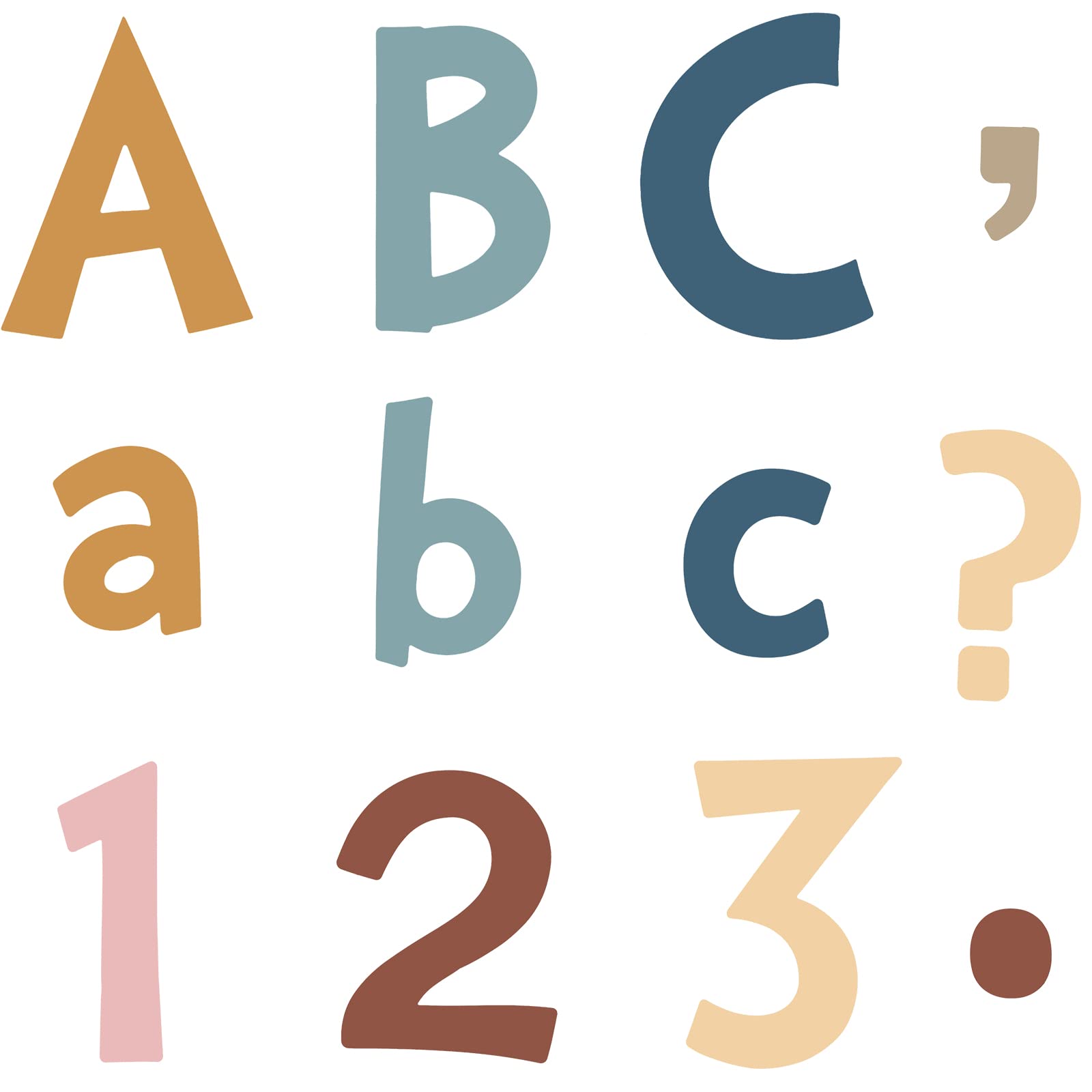 Snapklik.com : Tenare 134 Pieces 5 Inch Bulletin Board Letters Alphabet ...