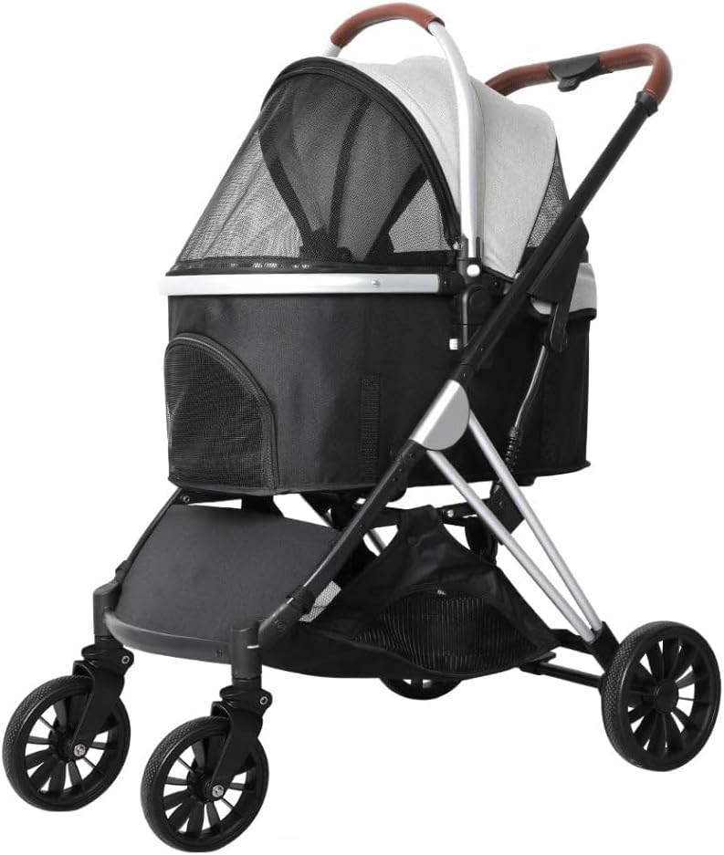 PaWz Pet Stroller – Dog Pram, Cat Seat, Carrier, Travel, Foldable ...