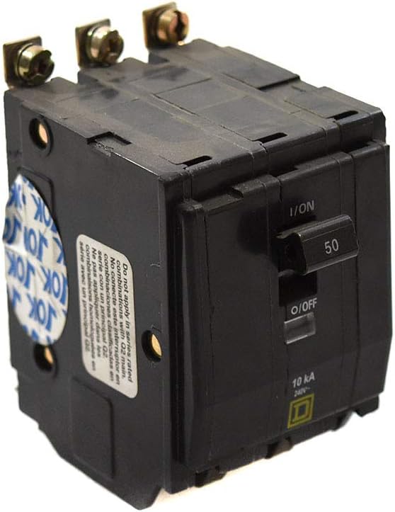 Square D QOB3100 Circuit Breaker (QOB) Standard, 100A, 3-Pole, 240 Vac ...