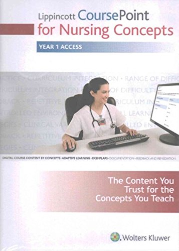 Lww Coursepoint for Nursing Concepts; Plus Lww Docucare One-Year Access ...