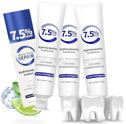 Amazon.com : 7.5% Hydroxyapatite Toothpaste， Hydroxyapatite Toothpastes ...