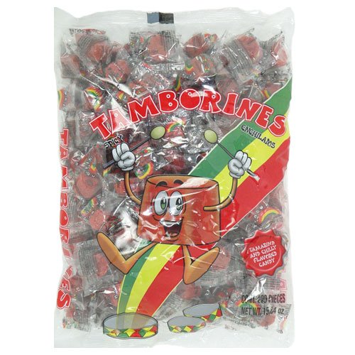 Tamborines Enchilados - Mexicn Hot Candy 100 Pieces 15.85 oz | Amazon ...