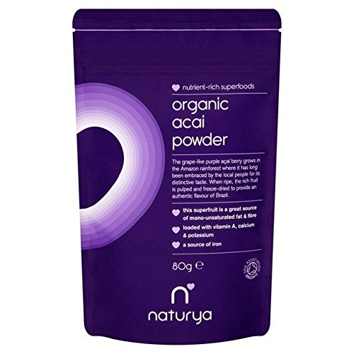 Amazon.com : Naturya Organic Acai Powder - 80g (0.18lbs) : Grocery ...