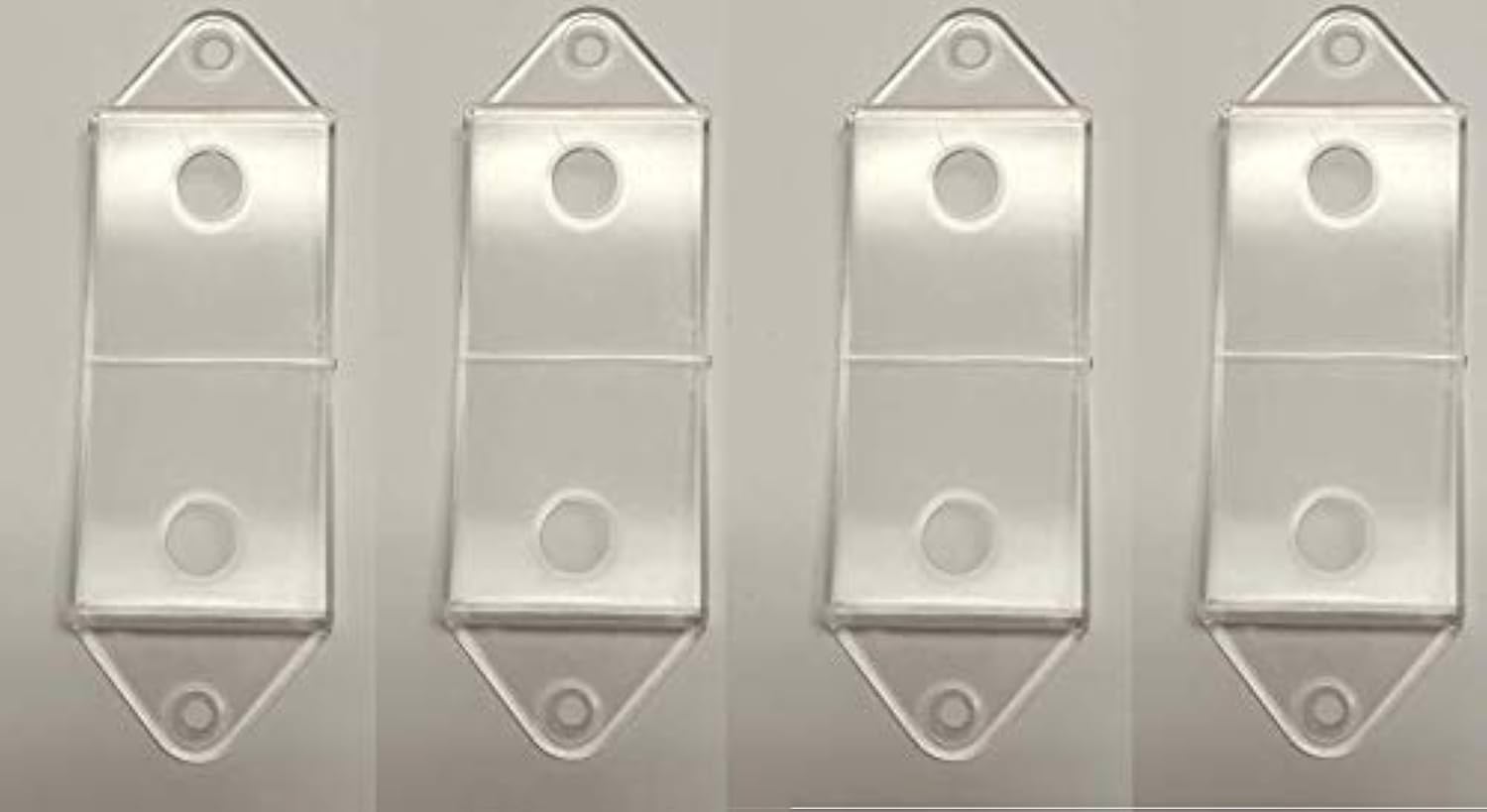 Clear Rocker Switch Plate Cover Guard 4 Pack - Keeps Light Switch ON or ...
