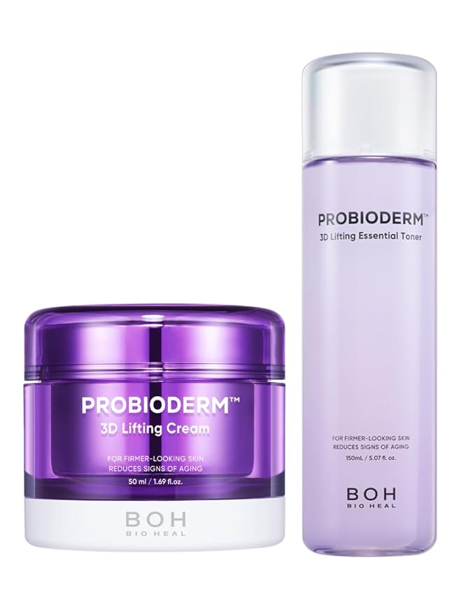 Amazon.com : BIOHEAL BOH Probioderm 3D Lifting Cream + Toner Set | Advanced Korean Anti-Aging ...