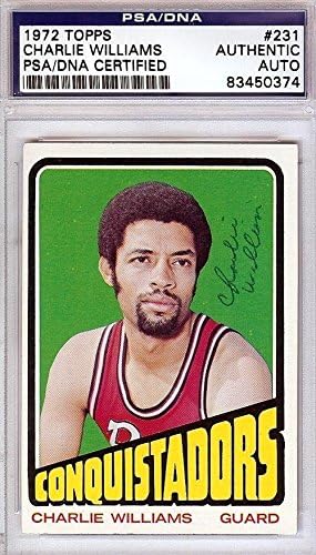 Amazon.com: Charlie Williams Autographed Signed 1972 Topps Card ...
