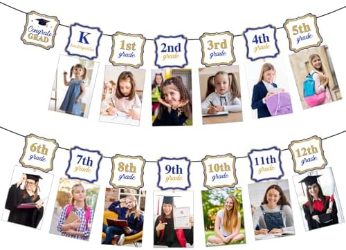 Amazon.com: Pajean Graduation Photo Banner for 2026 Party Decoration ...