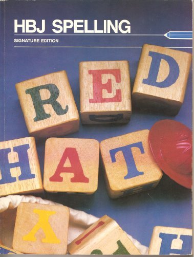 Hbj Spelling Grade 1 Student Edition by Thorsten Carlson (1988-12-30 ...