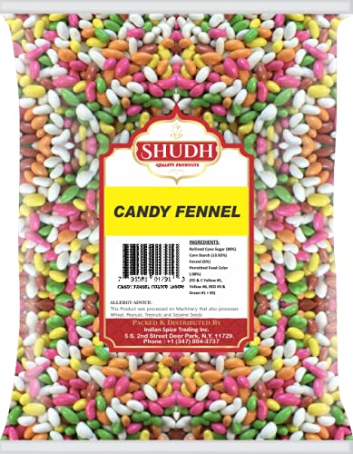 Amazon.com : Sugar Coated Fennel Candy 3.5 oz (100g) ~ Indian After ...