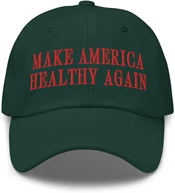 Make America Healthy Again Embroidered Dad Hat - MAHA Embroidered ...