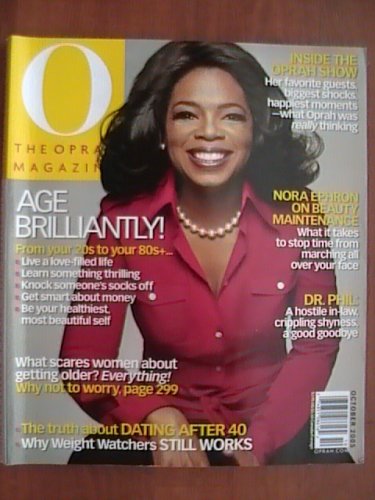O the Oprah Magazine October 2005 By Oprah: O, The Oprah Magazine ...