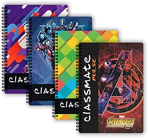 Classmate Pulse Notebook - 24 X 18, 200 Pages Unruled, Wiro Binding ...