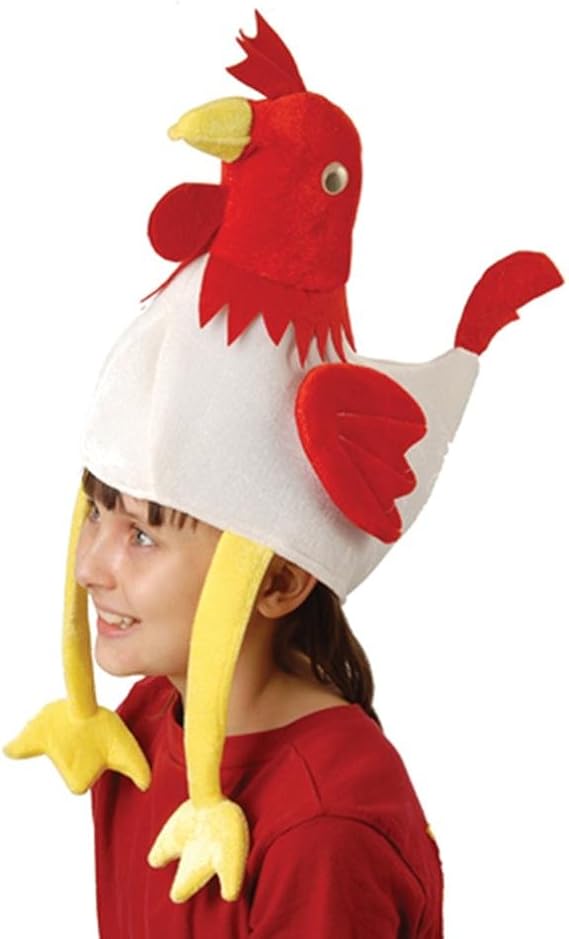 Amazon.com: U. S. Toy H530 Rooster Hat, Multicolor, Standard Size ...