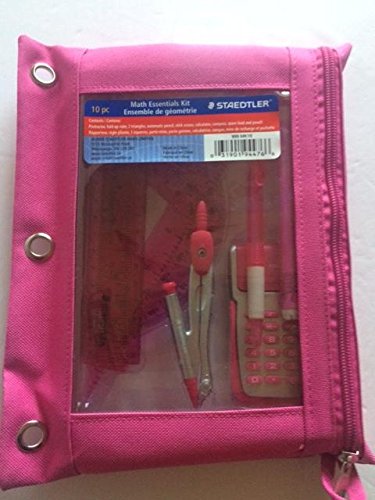 Amazon.com : Staedtler 10 piece Math Essential Kit with protector, fold ...