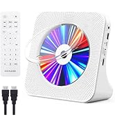 Gueray CD Player with Speakers Radio CD Player with Bluetooth Remote ...