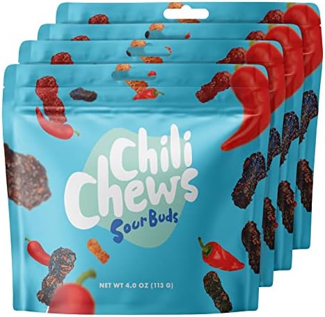 Amazon.com : Chili Chews Great Tasting Sweet Then Sour & Spicy Candy ...